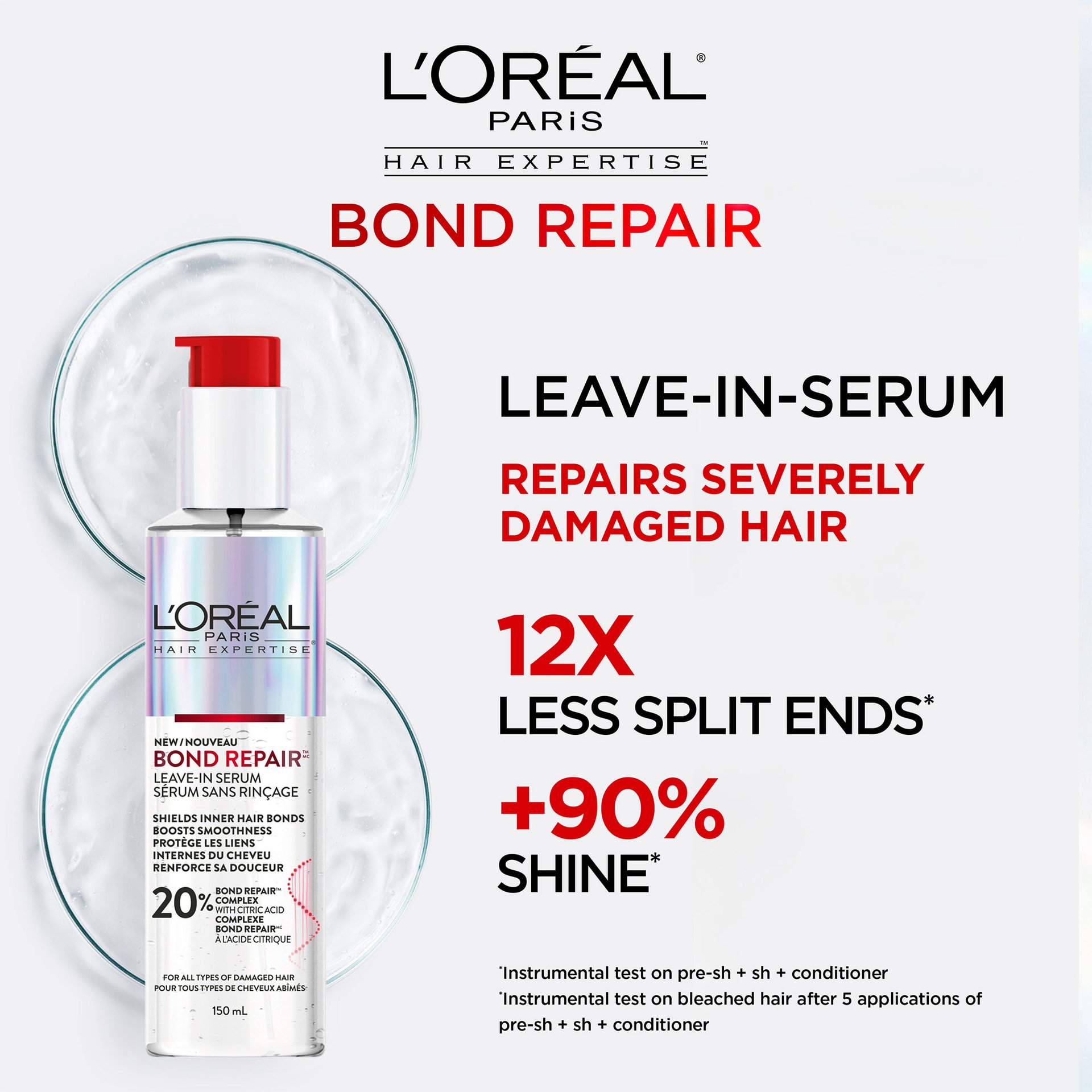 Bond Repair Leave-In Serum for Damaged Hair - L'Oréal Paris