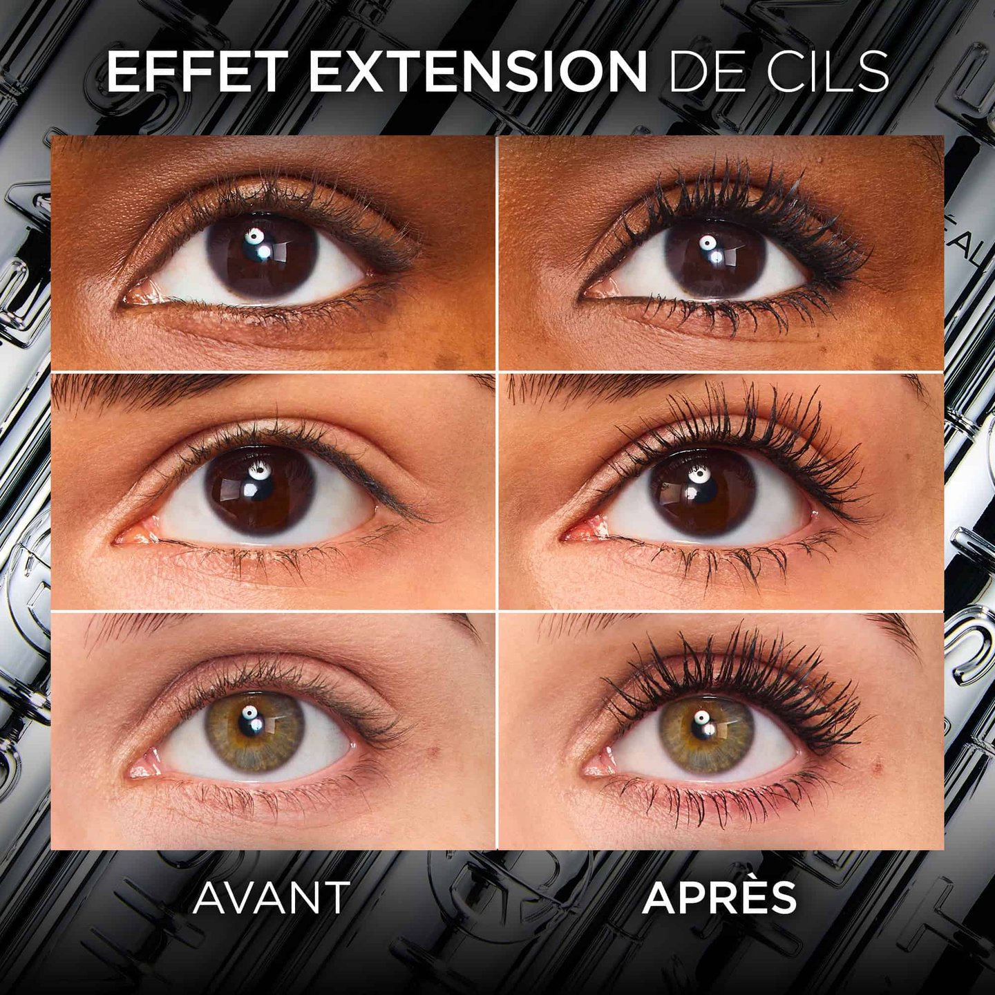 Mascara Telescopic Extensionist - Volume 24H - L'Oréal Paris